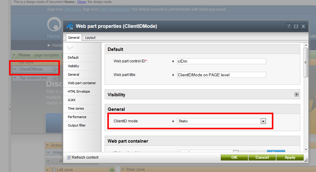 Serving less HTML code starting from .NET 4.0 with ClientIDMode property_usercontrol ...