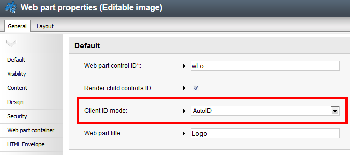 Serving less HTML code starting from .NET 4.0 with ClientIDMode property_usercontrol ...
