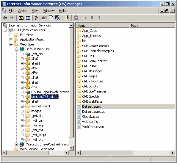 Configuration of extension-less URLs
